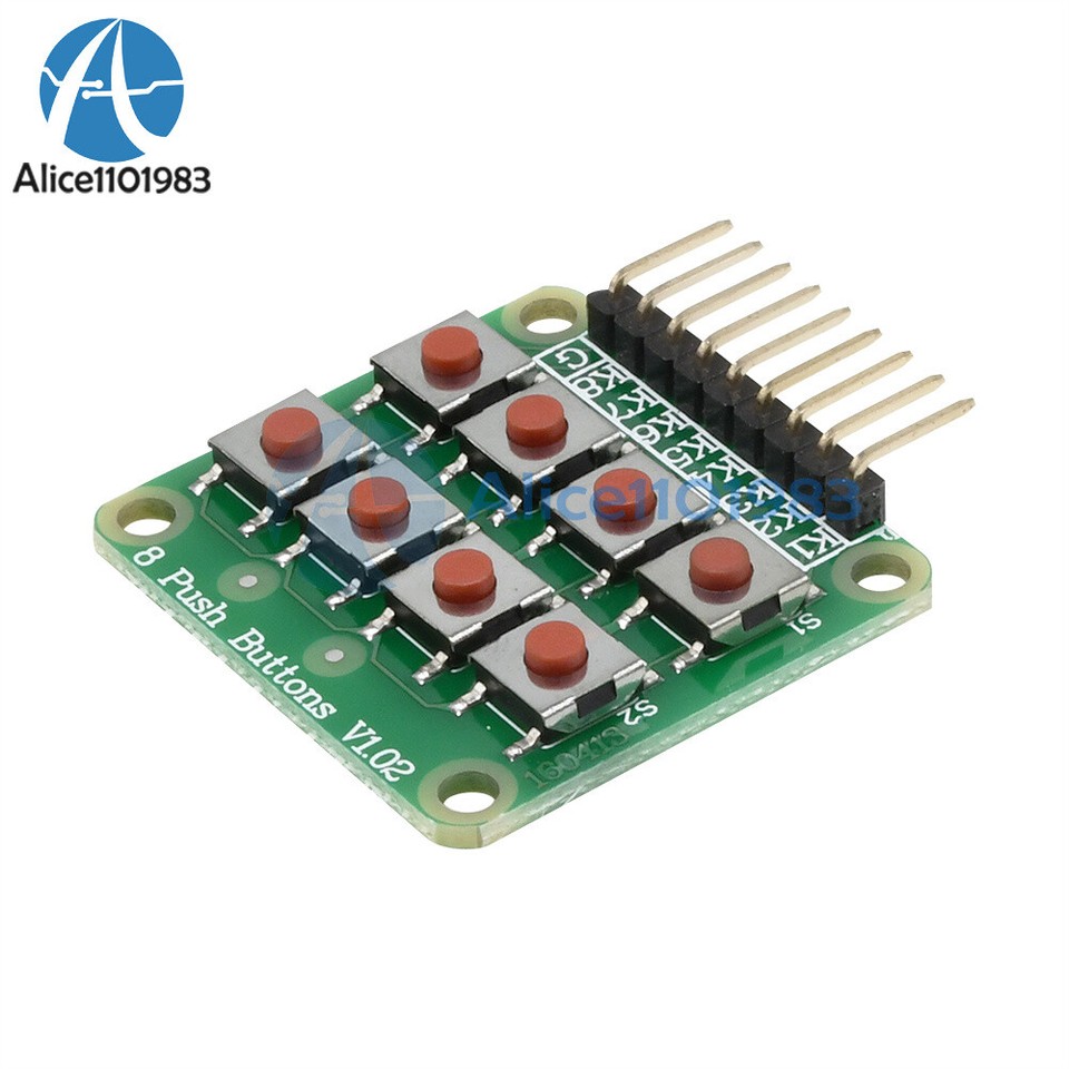 Matrix 8 Keypad Keyboard Board Module 8 Button Tactile Switch for ...