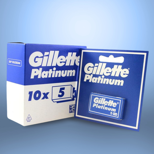 Gillette Platinum Double Edge Razor Blades - 50 Count | eBay