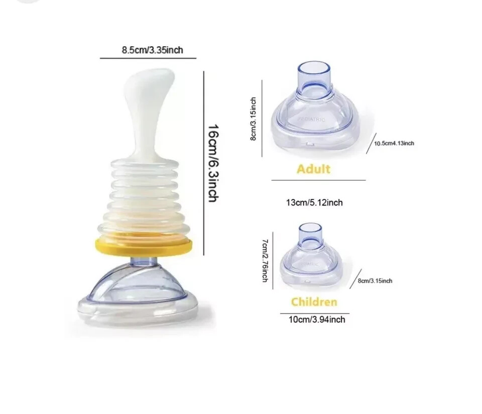 2 PACK at LifeVac – Portable Suction Device for A Choking Emergency ...