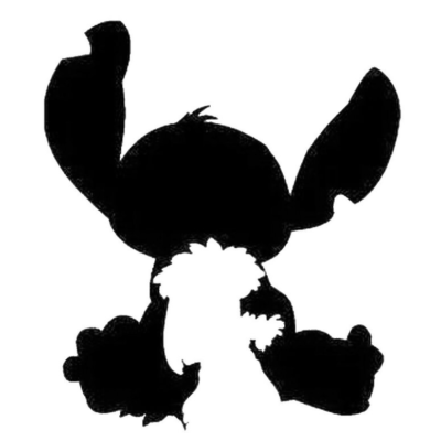 Lilo and Stitch Silhouette - Disney Custom Vinyl Die Cut Decal | eBay
