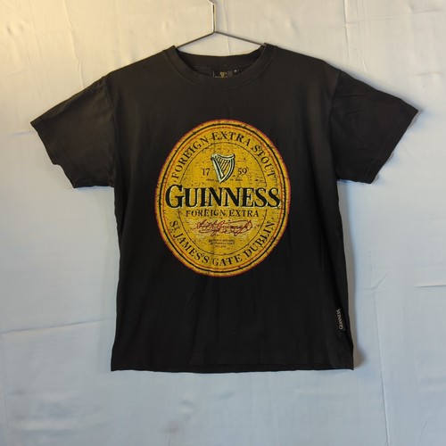 Guinness Mens M Beer Shirt Official Merchandise Breweriana Dad Short ...