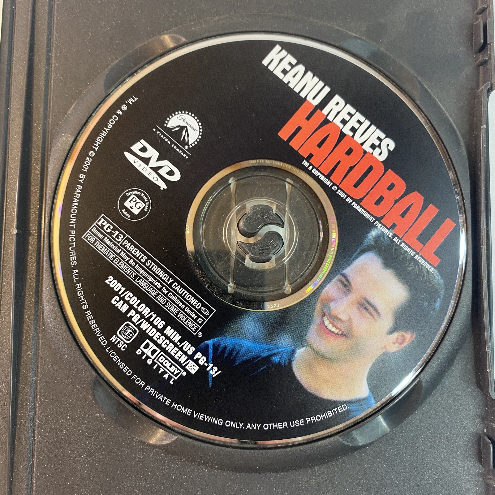 Hardball (DVD, 2002) Widescreen Special Features Keanu Reeves Diane ...