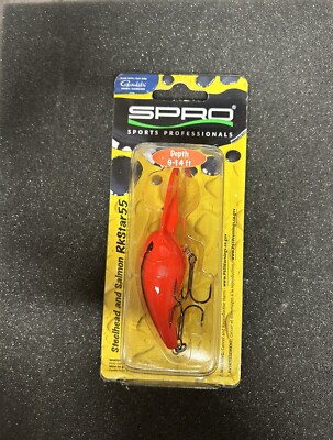 SPRO RK STAR 55 2 1/4” 1/2oz Flo Red. | eBay