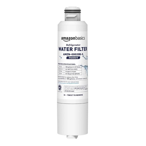 AmazonBasics AMZN-00020B-P Premium Refrigerator Water Filter Cartridge ...