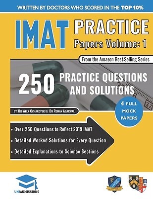 IMAT Practice Papers Vol One 4 Full Papers Fully Worked by Agarwal ...