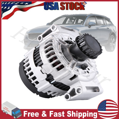 6G910300MB LR031223 Alternator w/ Decoupler Pulley For Volvo V70 XC60 ...