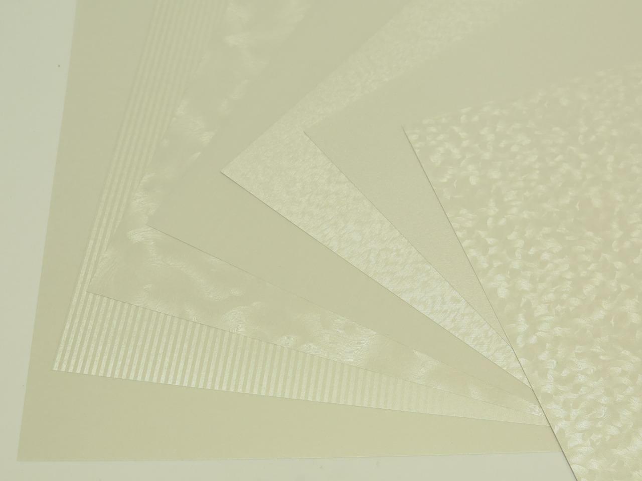 25 Sheets Pearlescent Pearl 1-Sided A4 90gsm Paper 7 Designs to choose ...