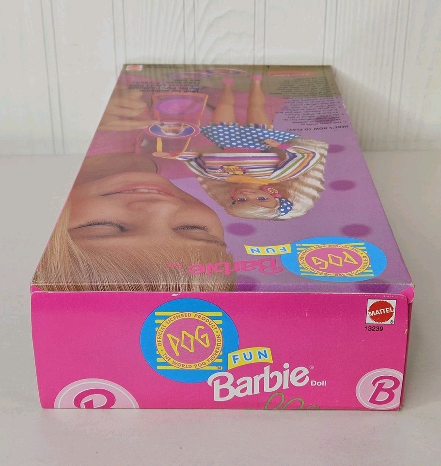 1994 POG FUN Barbie Doll #13239 Blonde Special Edition NRFB Mattel Toy ...