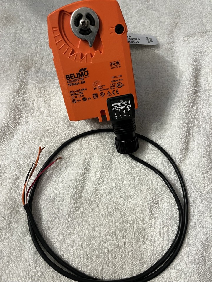BELIMO 600 PSI Actuator Valve B207B+TFRB24-SR / B207BTFRB24SR (NEW NO ...