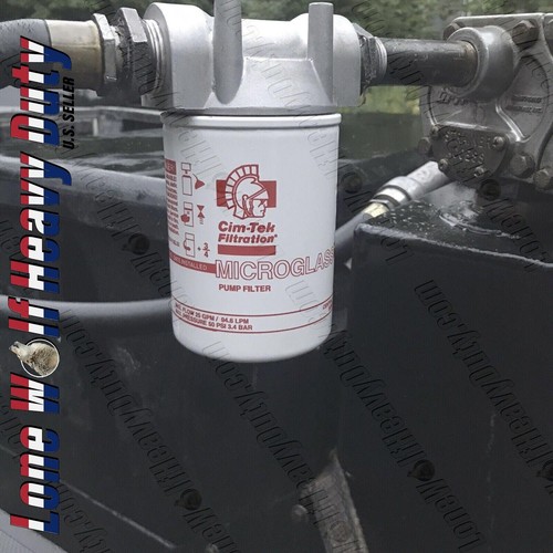 Fuel Transfer Tank Pump Filter Install Kit, Filter Head & Filter | eBay