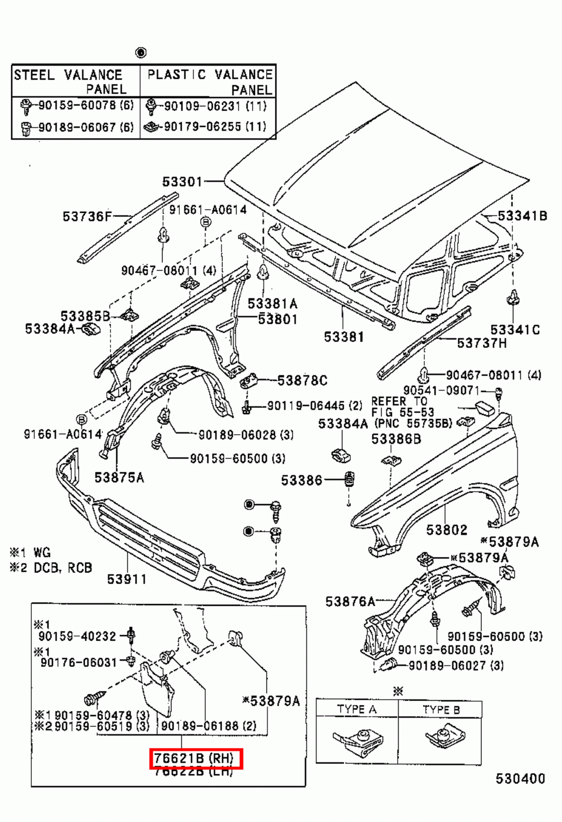 Genuine Toyota Hilux LN111 LN110 LN108 LN107 LN106 LN105 LN100 Rh Front ...
