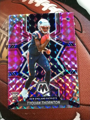 TYQUAN THORNTON 2022 Mosaic Football RC PINK CAMO PRIZM #336 New ...