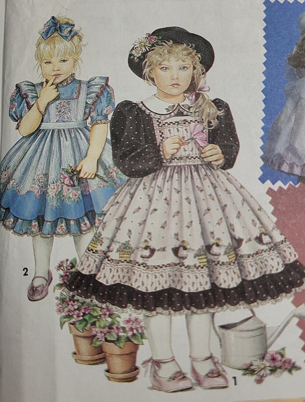 SIMPLICITY 7699 Pattern Girls Daisy Kingdom Dress Pinafore Size 5 6X UC ...
