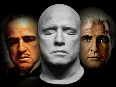Marlon Brando 1:1 Life Mask - The Godfather - Superman (Jor-el) | eBay