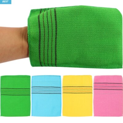 Korean Italy Exfoliating Mitten Wash Scrub Towel Viscose Rayon Scrub ...