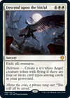 MTG - Descend upon the Sinful - Commander 2020 - NM, English Magic FLAT ...
