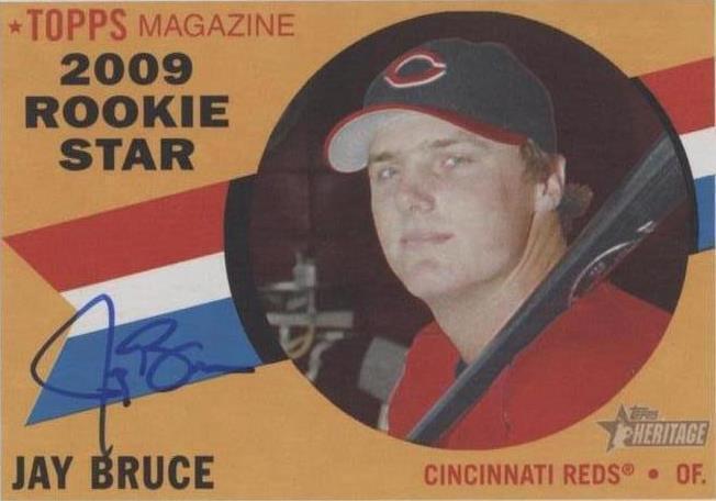 2009 Topps Heritage - Real One Autographs Jay Bruce #ROA-JB Rookie Star ...