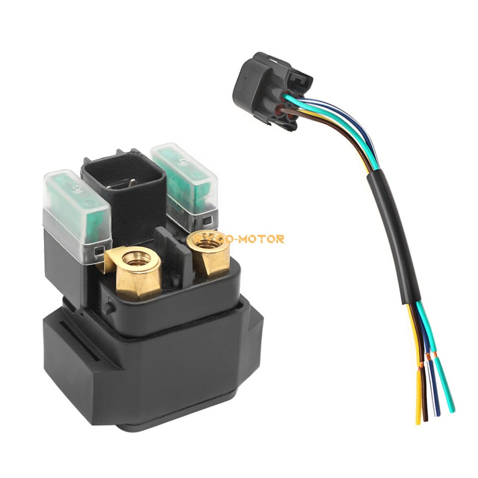 Start Stop Switch & Starter Solenoid Relay & Plug for Yamaha Raptor 125 ...