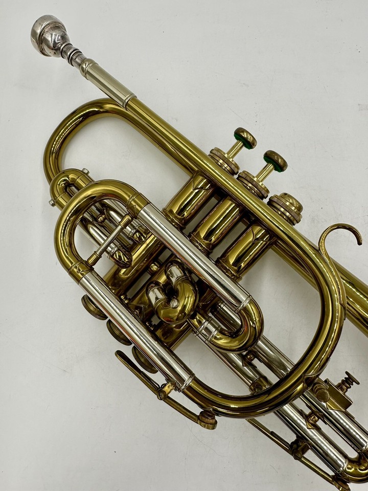 Vintage Besson 2-20 Cornet Brass Musical Instrument Made In England ...