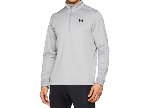 New Under Armour Men's Armour Fleece Half-Zip Top Pullover XL Light ...