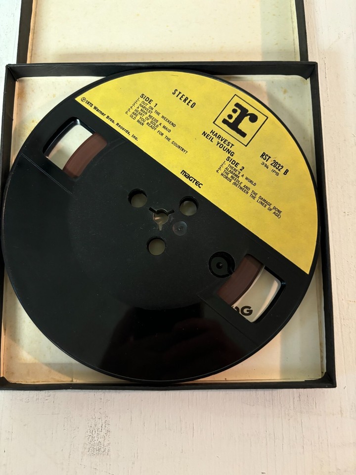 Neil Young- Harvest Reel-To-Reel Tape 3 3/4ips sounds great | eBay