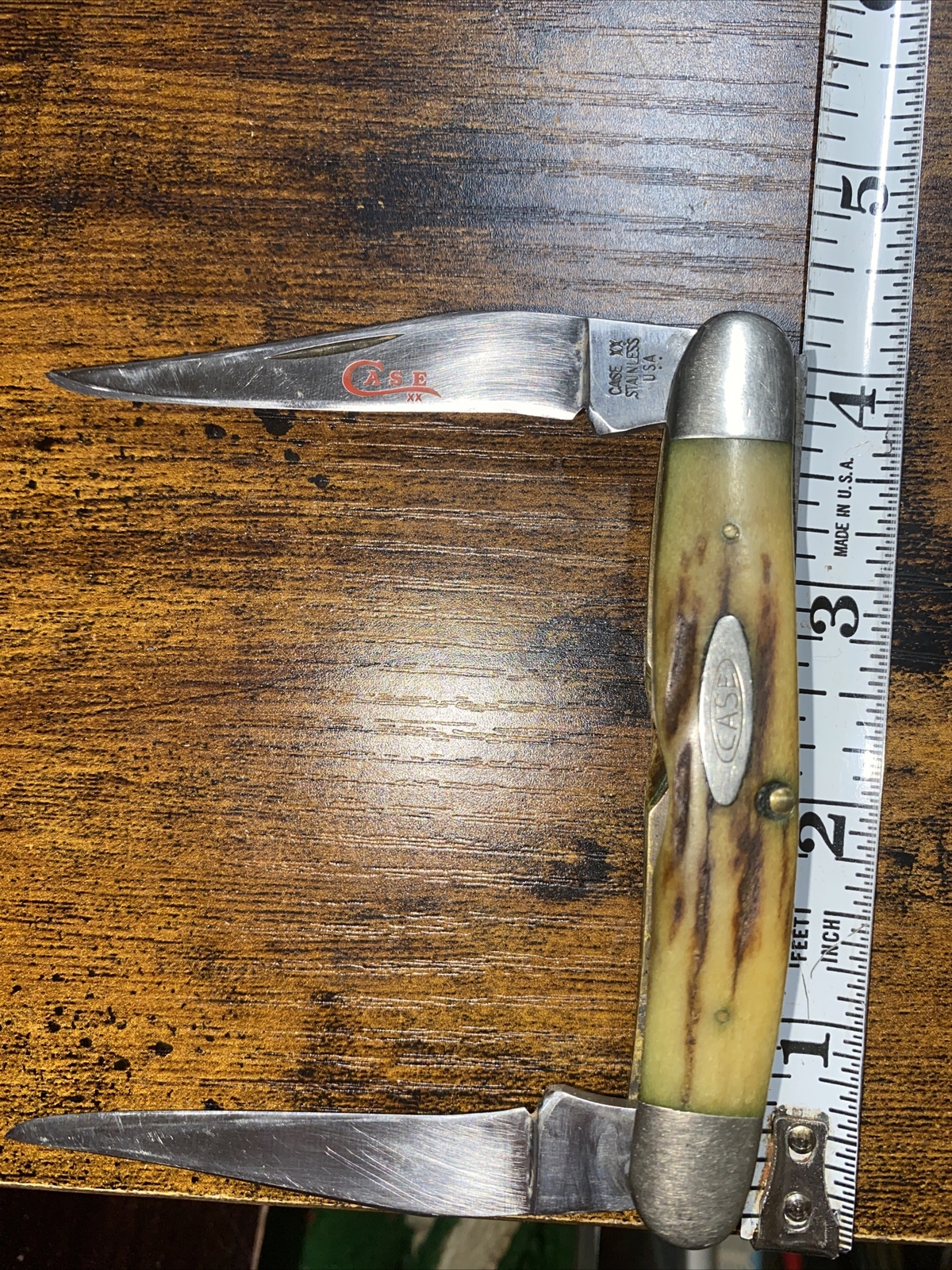 1978 Case XX RED LETTER MUSKRAT Knife GEN. STAG MUSKRAT SSP GENUINE ...