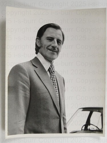 Graham Hill Racing Driver F1 Formula 1 Portrait Moustache 1970s VTG ...