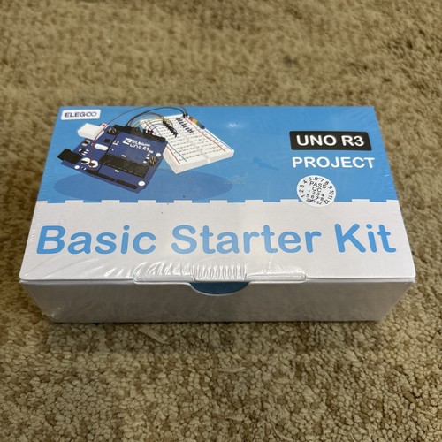 New Sealed Elegoo Uno R3 Project Basic Starter Kit Beginner Electronics ...