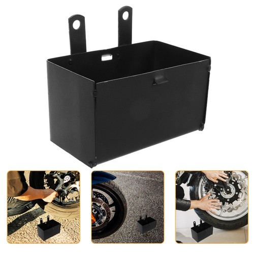 Motorcycle Battery Box Metal Storage Holder Carrier Mount Accessory | eBay