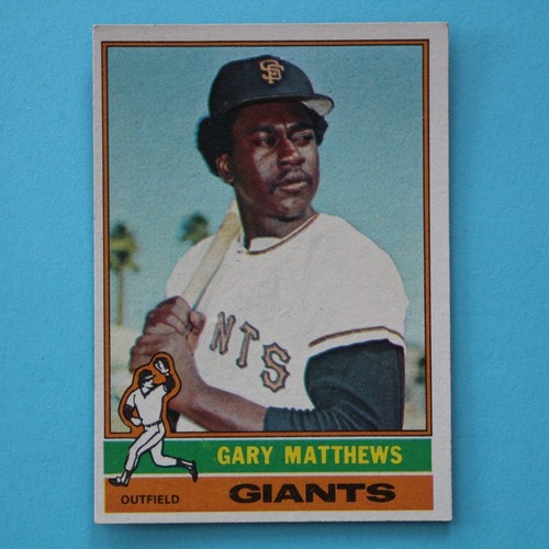 1976 Topps Baseball #133 Gary Matthews - Excellent Condition | eBay