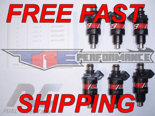 RC 36lb Flow Matched Fuel Injectors fit Chevy Ford GMC Bosch NEW 370cc ...