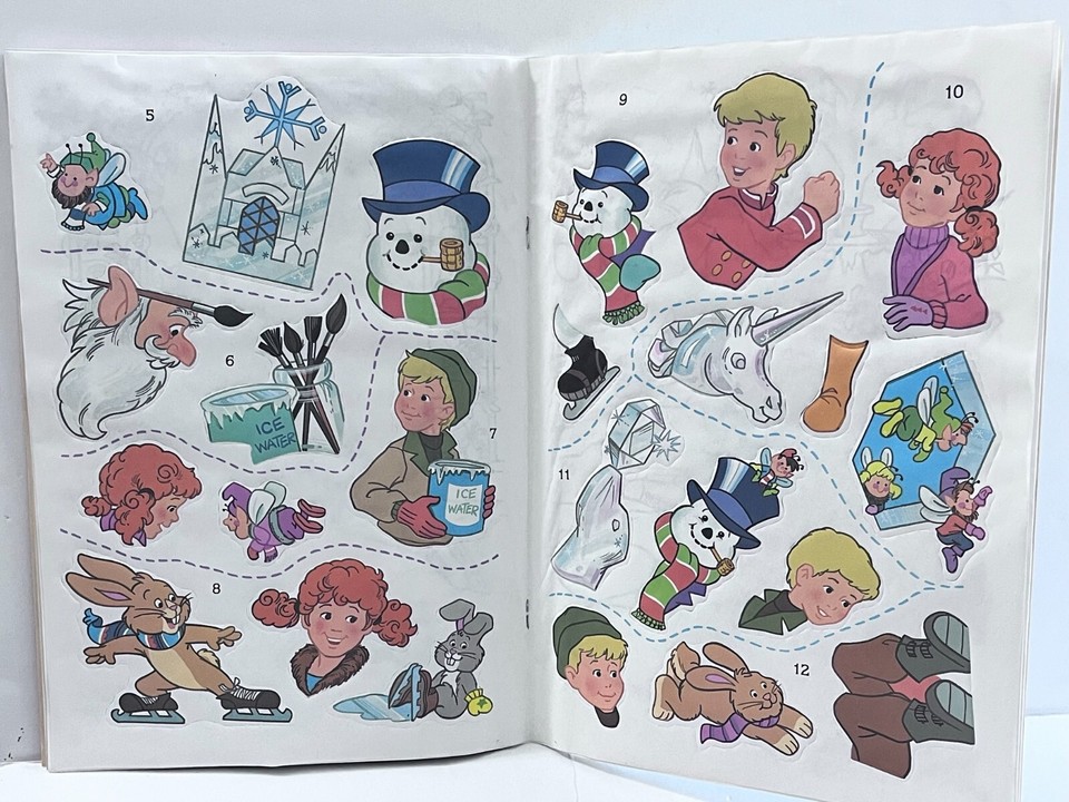 Frosty The Snowman | Sticker Fun Book - Ice, Castle, Snow - Vintage ...