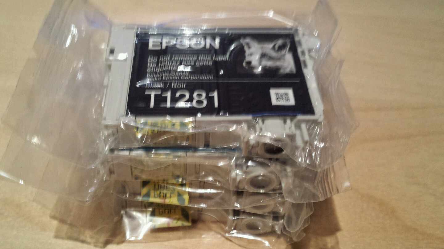 ORIGINAL EPSON T1285 Ink Cartridges T1281, T1282, T1283, T1284 Genuine ...