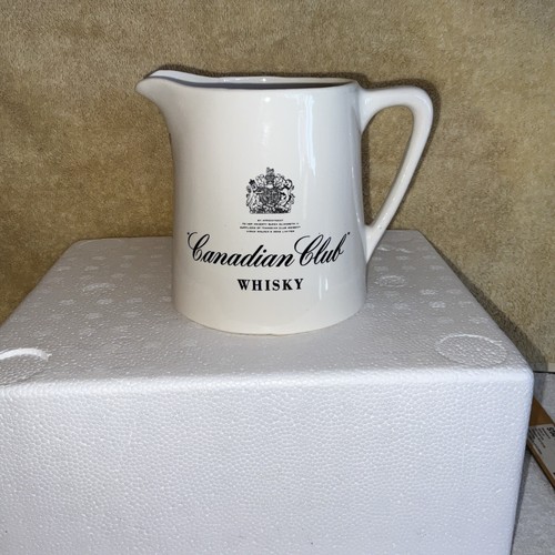 CANADIAN CLUB WHISKY White Ceramic Pitcher | eBay