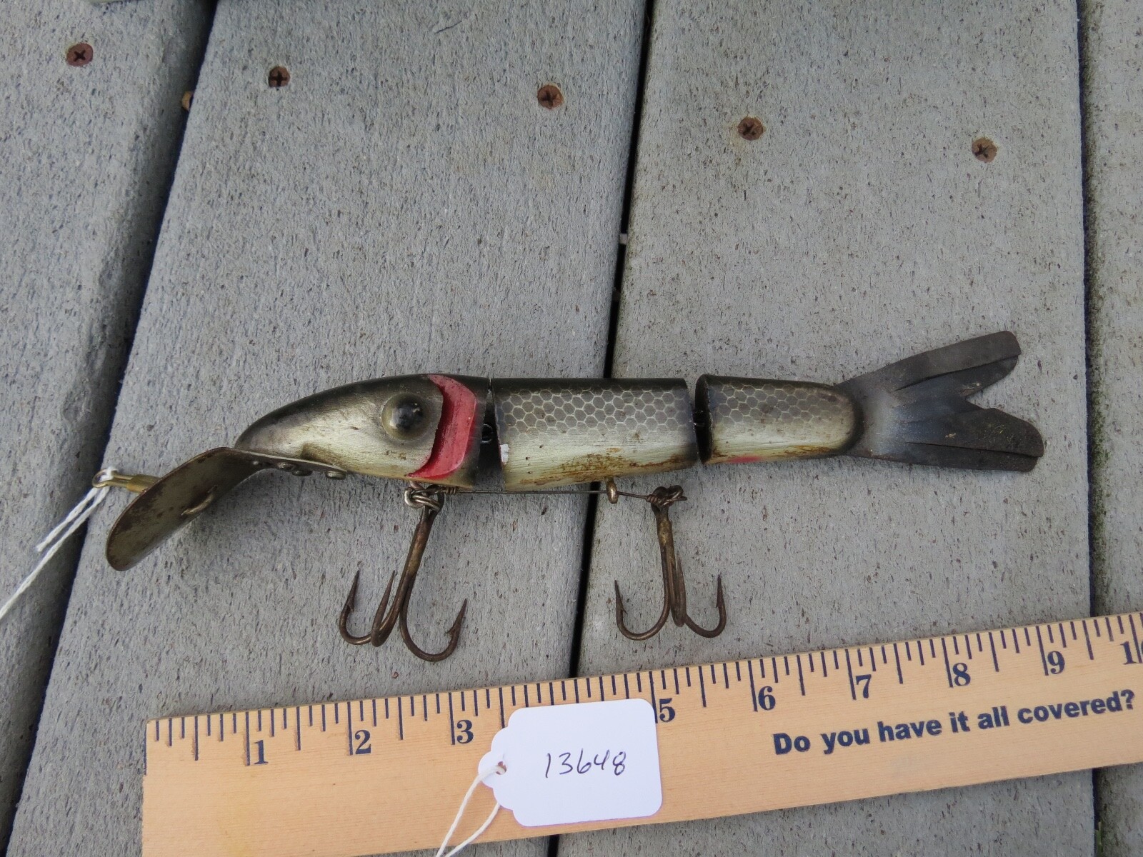 Vintage Musky Sucker Bait Co. fishing lure (lot#13648) | eBay