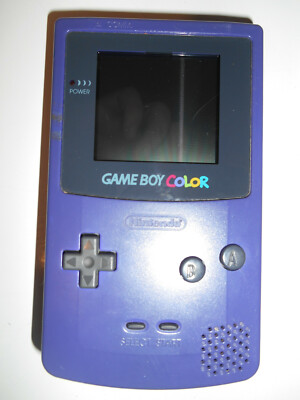 Nintendo Game Boy Color Grape Tested And Working Gameboy CGB-001 ...