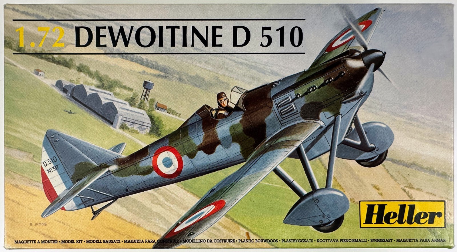 Dewoitine D 510 1:72 Heller 80219 Complete Unassembled Model Kit NEW Open Box | eBay