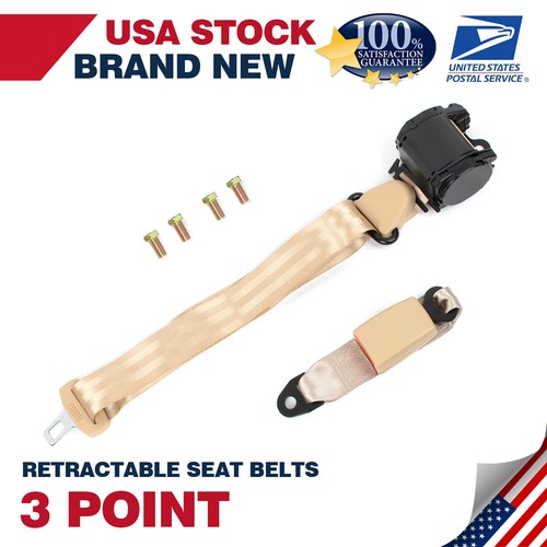 For Trucks, UTV, Car 3-Point Retractable Safety Seat Belt Diagonal Belt ...