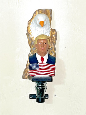 Figural Donald Trump President home bar kegerator beer tap handle USA ...