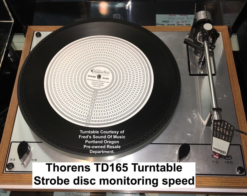 Strobe ALL Speed Disk For Record Players, Best Turntable RPM Disc 60Hz ...
