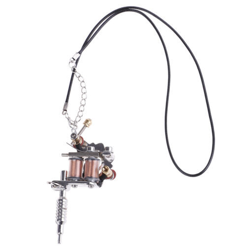 1X Mini Tattoo Machine Tattoo Keychain Key Holder Punk Style As Pendant ...