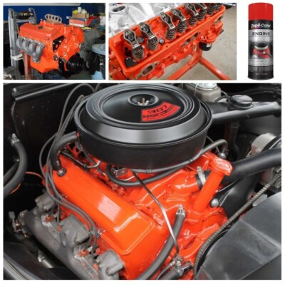 Chevrolet Orange Engine Enamel Paint Caliper Brake High Heat Coating ...