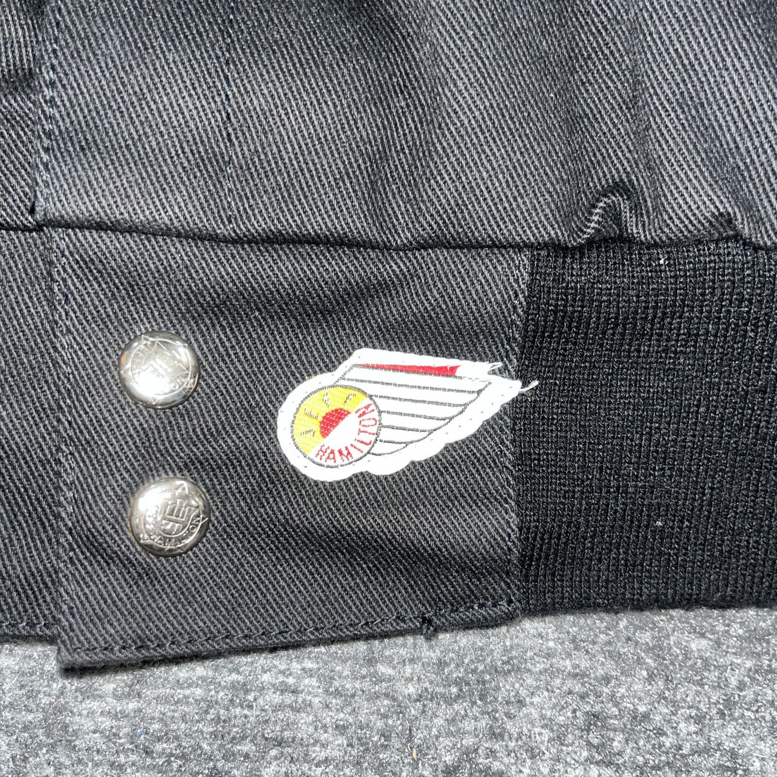 VINTAGE JEFF HAMILTON ROAD RUNNER Canvas Leather Jack… - Gem