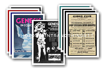 Genesis - 10 promotional posters - collectable postcard set # 3 | eBay UK