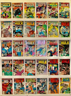 Incredible Hulk Lot of 30 comics Issue #'s: 332-339, 341-354, 356, 358 ...
