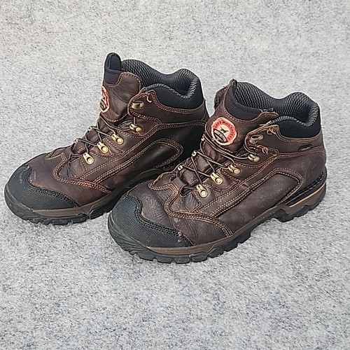 Red Wing Boots Irish Setter Leather SafetyToe Lace Up 83402 Men 8.5D ...