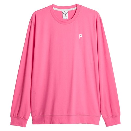 Men's PUMA Palm Tree Crew Midnight Crew - Charming Pink Small | eBay