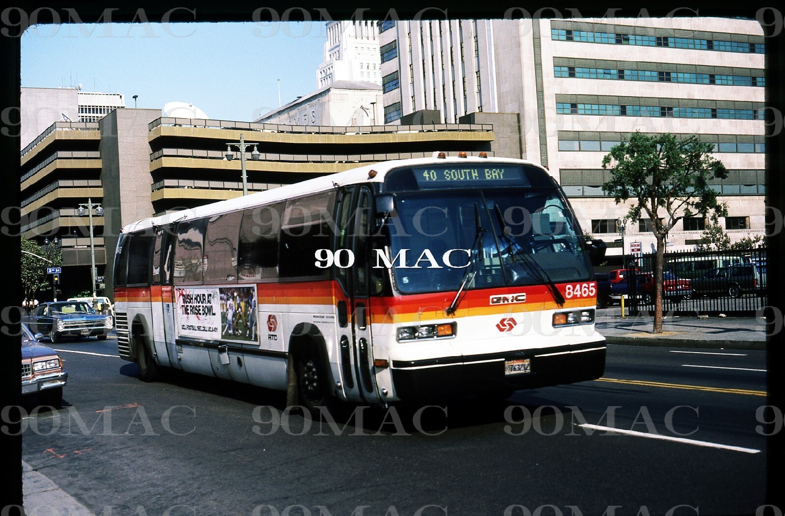 SCRTD. GM RTS Bus #8465. Los Angeles (CA). Original Slide 1987. | eBay