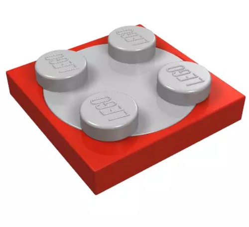 Lego 1x 3680c01 Turntable 2 x 2 Plate w/ Light Gray Top Choose Color ...