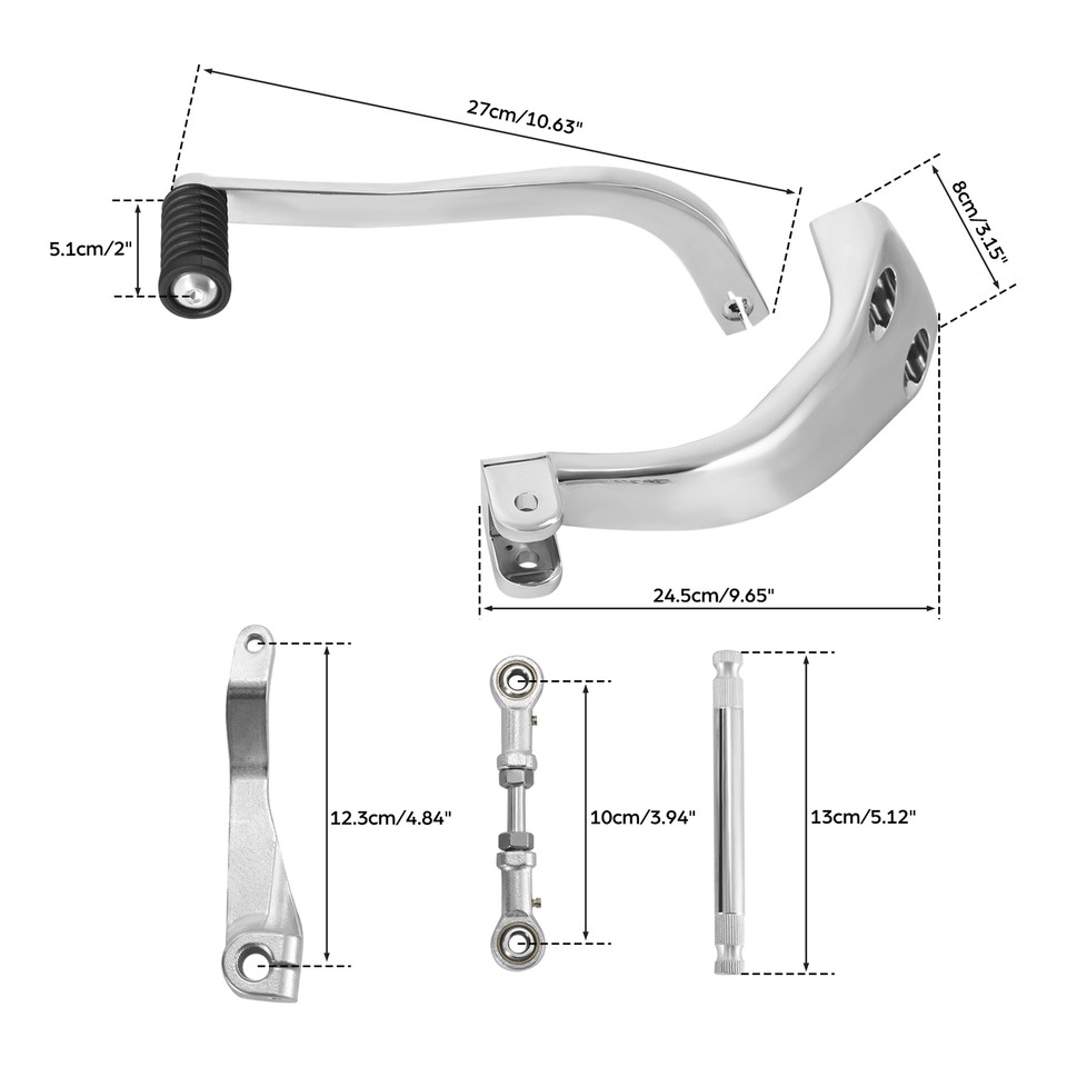 Mid Controls - Shift Side Fit For Harley Softail Fat Bob Sport Glide ...